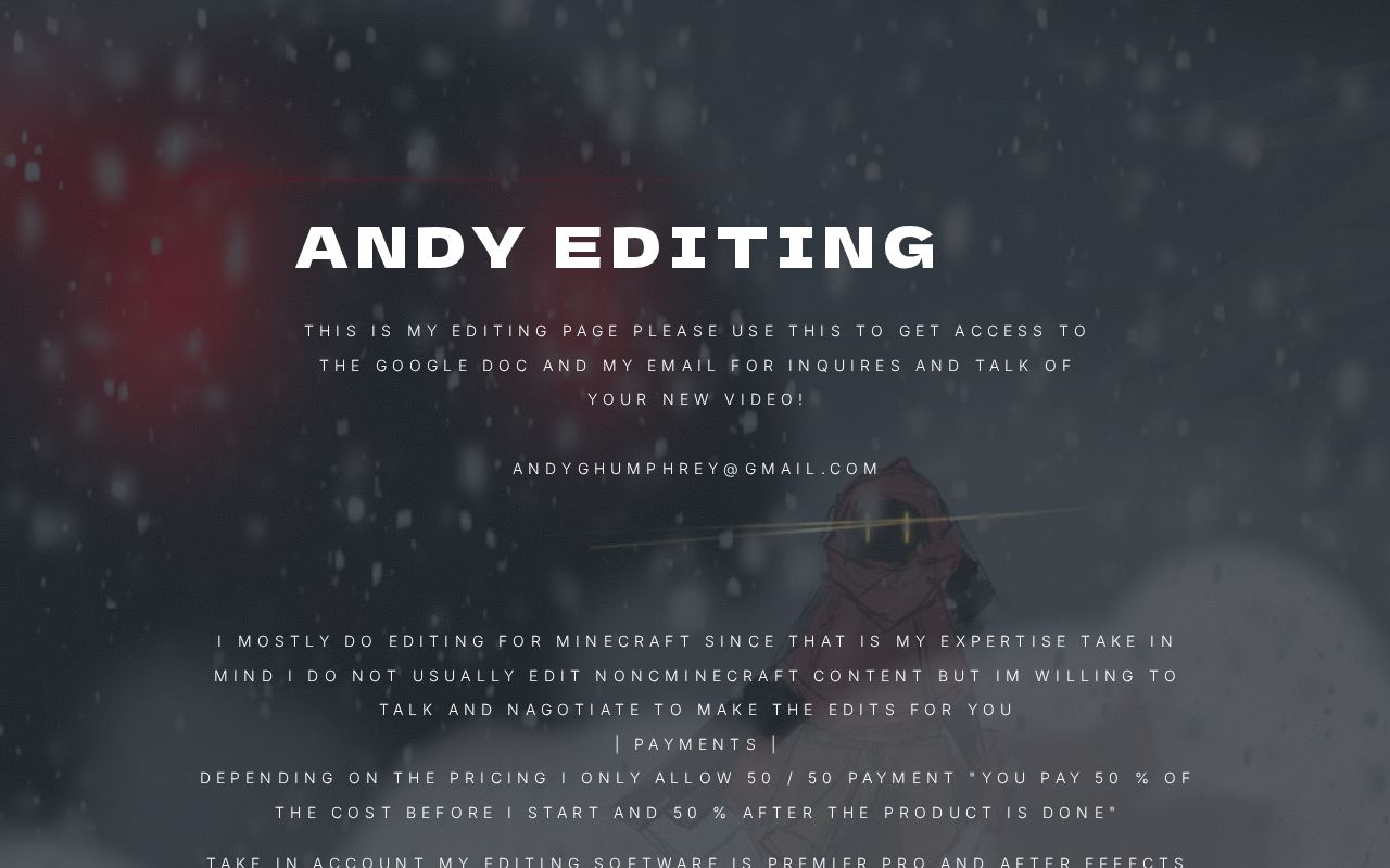 Editing carrd